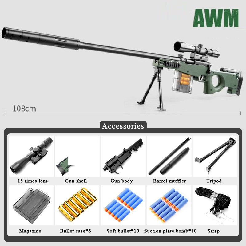 AWM 98k M24 Soft Bullet Sniper Toy – Nayatoys