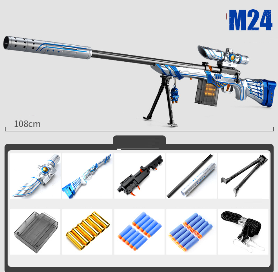 AWM 98k M24 Soft Bullet Sniper Toy – Nayatoys